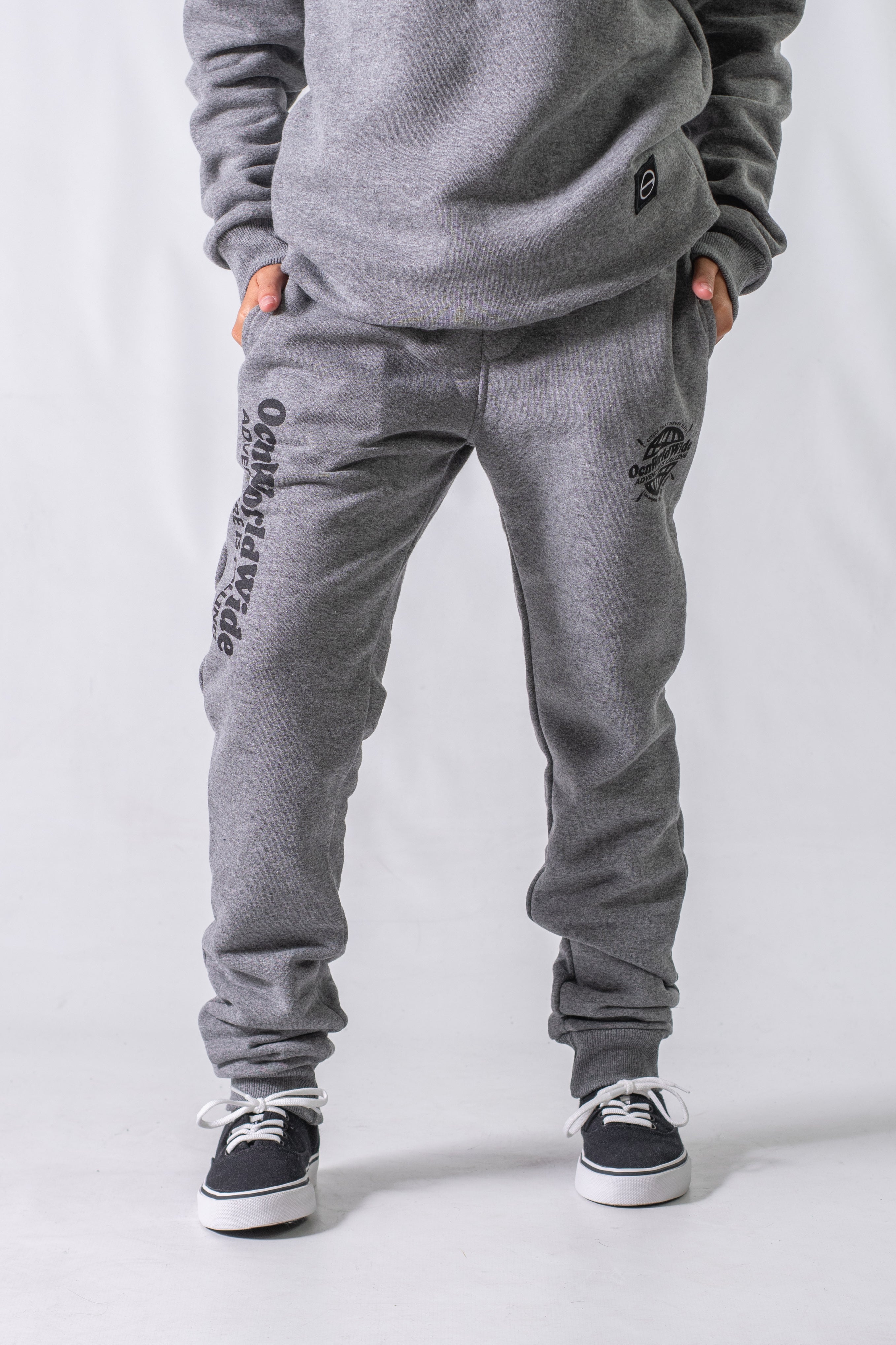 Jogging Ocn H Bars Melange Gris