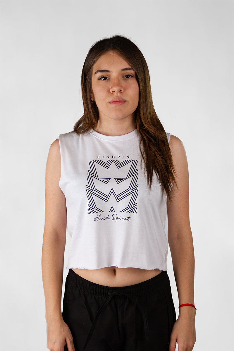 Musculosa Kingpin Wide Blanco